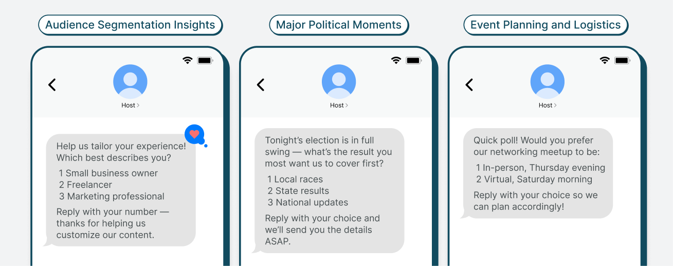 Use Text Polls to Engage and Understand Your Audience
